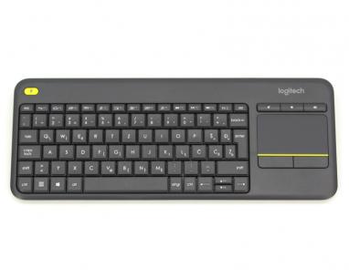 LOGITECH K400 Plus Wireless Touch YU crna tastatura