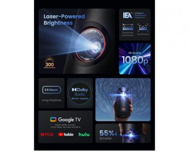 ANKER Nebula Capsule 3 Full HD Android TV projektor