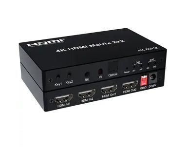 KETTZ HDMI swich 4K Matrix 2x2 Kettz HM-K252 60Hz