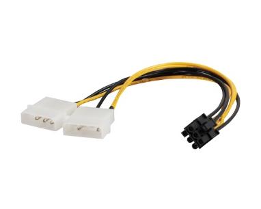 E-GREEN Naponski adapter za PCI-E VGA (6-pin) -2x Molex