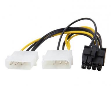 E-GREEN Naponski adapter za PCI-E VGA (8-pin) -2x Molex