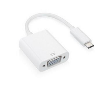 FAST ASIA Adapter-konvertor USB 3.1 tip C (M) - VGA (F) srebrni