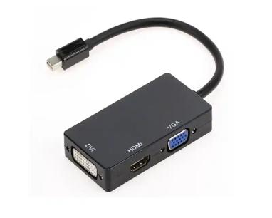 VELTEH Mini DisplayPort na HDMI+VGA+DVI DHV-59