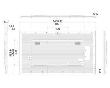 HISENSE 65 inča 65GM50D 4K UHD 500 nita Digital Signage Display - 18/7 Operation