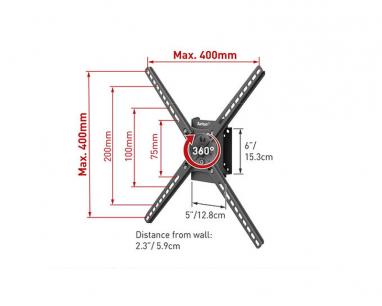 BARKAN BM300R LCD TV zglobni zidni nosač do 65 inča