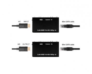 GEMBIRD DEX-HDMI-06 HDMI Ekstender 60m active