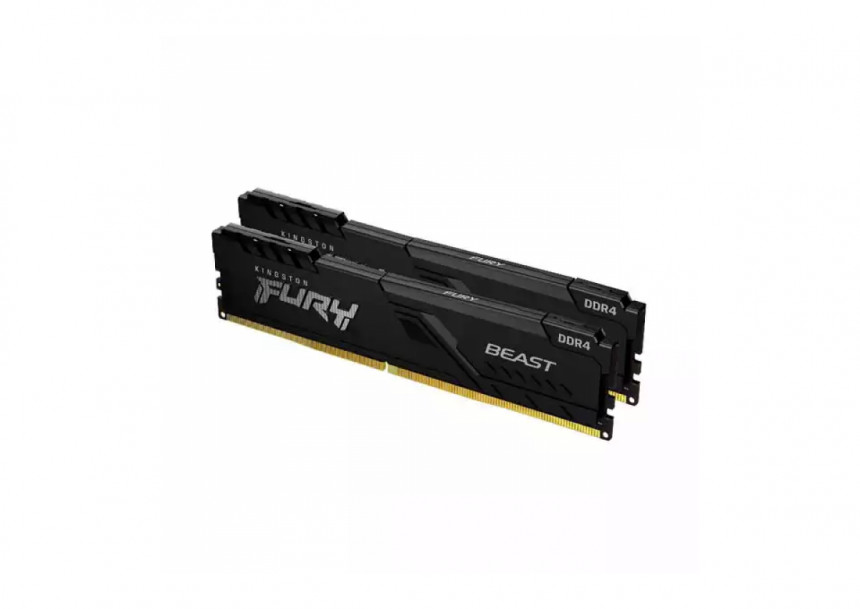 Memorija DDR4 64GB/2x32GB/3200MHz Kingston Fury Beast KF432C16BBK2/64