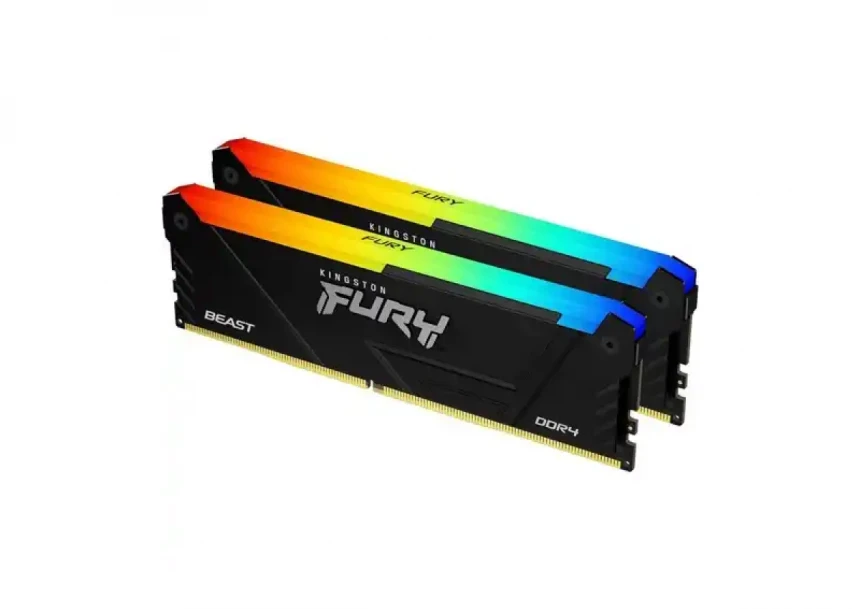 Memorija DDR4 32GB 3200MHz Kingston Fury Beast RGB KF432C16BB12AK2/32