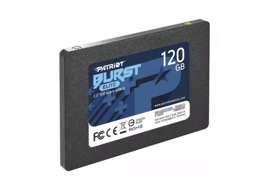 SSD 2.5 SATA3 6Gb/s 120GB Patriot Burst Elite 450MBs/320MBs PBE120GS25SSDR