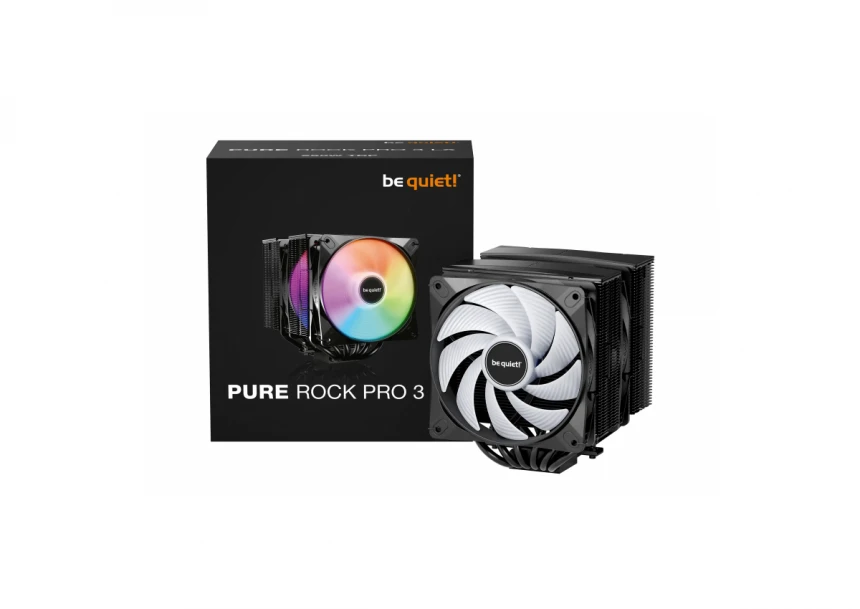 CPU Cooler Be quiet ARGB Pure Rock PRO 3 LX BK043 (AM4,AM5,1200,1700)/TDP-250W