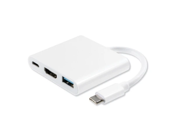 FAST ASIA Adapter - konvertor USB 3.1 tip C - USB 3.0 + HDMI + tip C