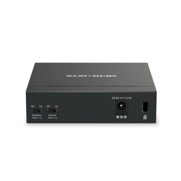 MERCUSYS MS105GP(UN) 5-Port Gigabit Desktop Switch with 4- Port PoE+