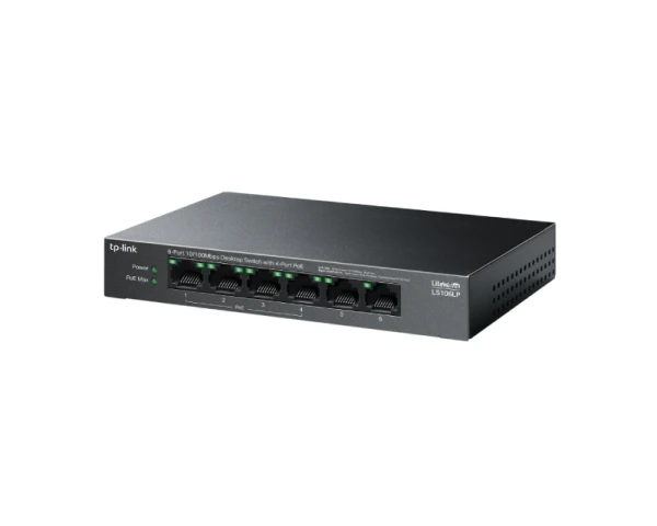 TP-LINK_ LS106LP(UN) 6-port 10100mbps Desktop switch