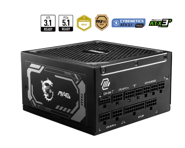 MSI MAG A1000GL PCIE5 1000W napajanje
