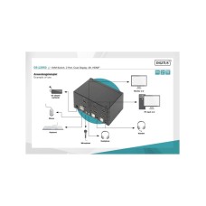 DIGITUS KVM switch za dualni prikaz