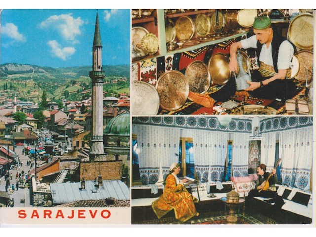 SARAJEVO / 3-DELNA FOTOGRAFIJA - kolekcionarski, `80