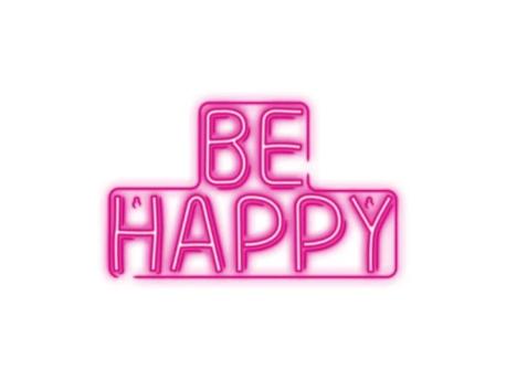 TelForceOne Dekorativna neon LED rasveta BE HAPPY