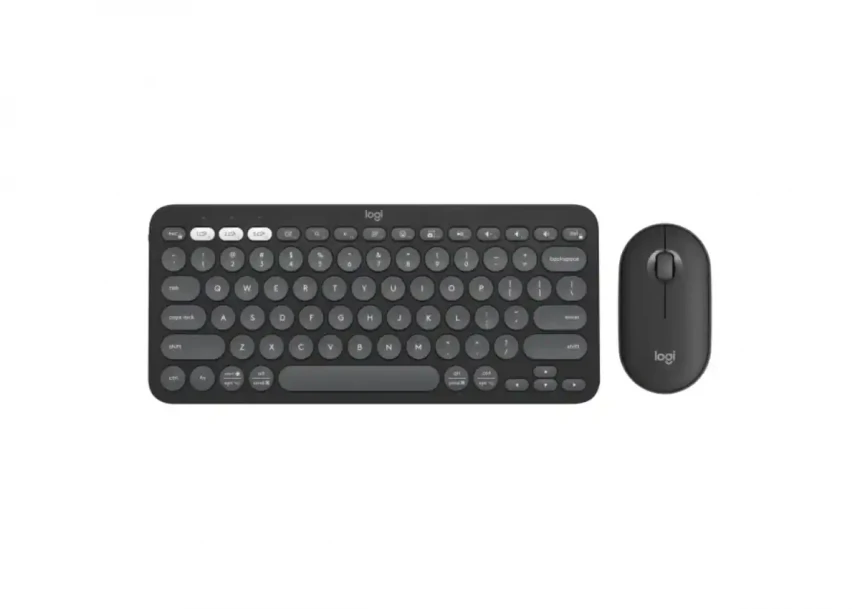 Bežična tastatura + miš Logitech Pebble 2 Combo Graphite