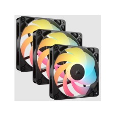 CORSAIR Ventilatori Corsair 3x RS120-R ARGB 120mm PWM-Triple Pack - Crni, CO-9050196-WW
