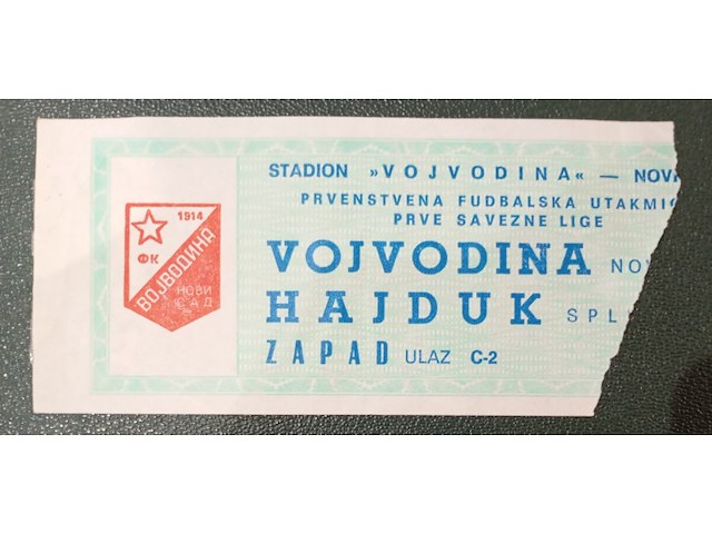FUDBAL: VOJVODINA - HAJDUK (Split) 19.02.1984