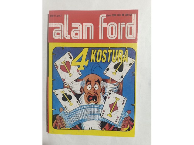 Alan strip agent Ford 11 Četri kostura