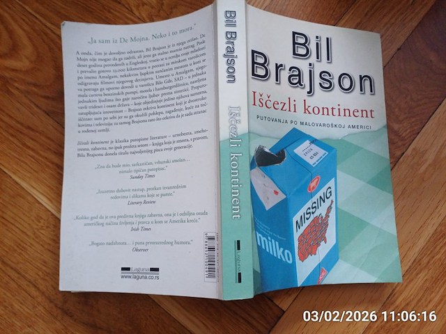 BIL BRAJSON, IŠČEZLI KONTINENT