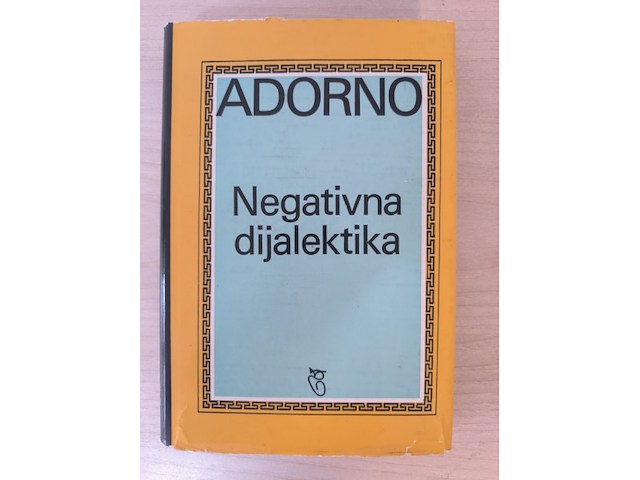 Adorno - Negativna dijalektika