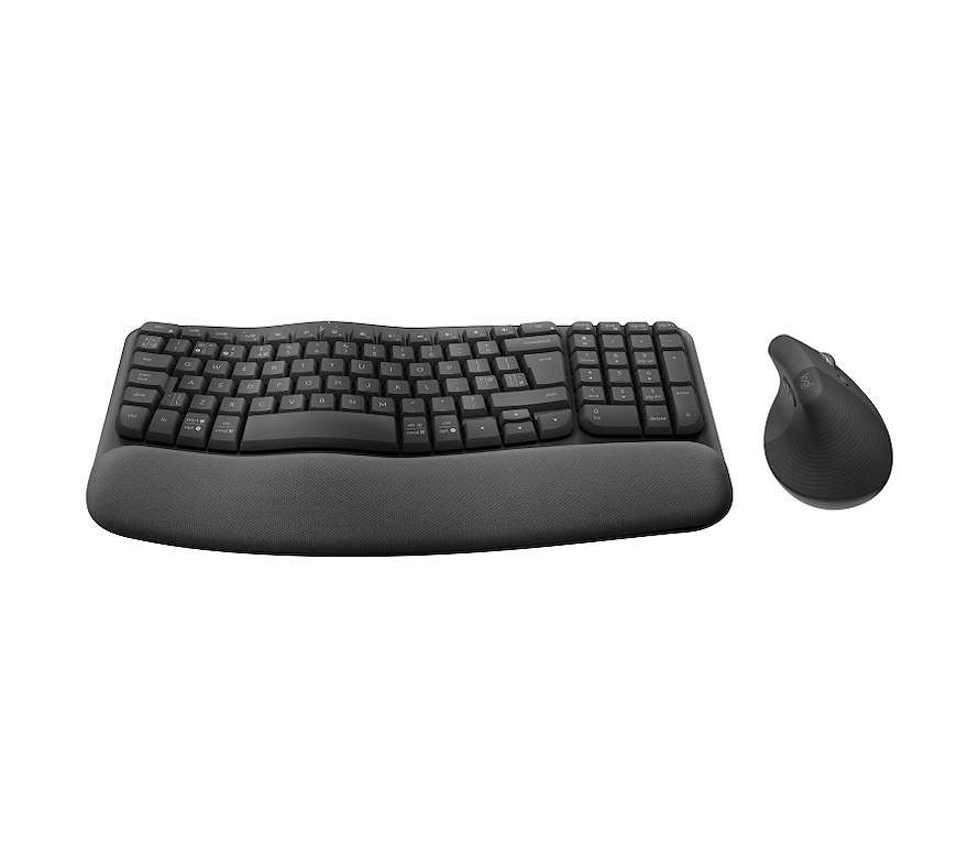 Logitech Wave Keys and Lift Combo Graphite, US