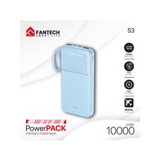 FANTECH Power bank Prenosiva baterija Fantech S3 10000mAh, 10W plavi