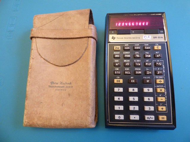 Texas Instruments SR-51A - stari kalkulator iz 1975.god