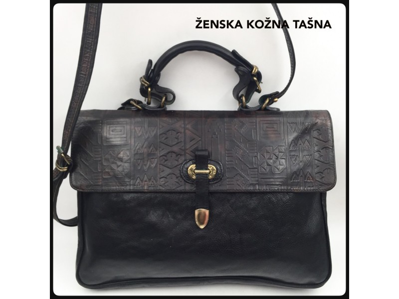 ŽENSKA KOŽNA POSLOVNA TAŠNA - NOVO!