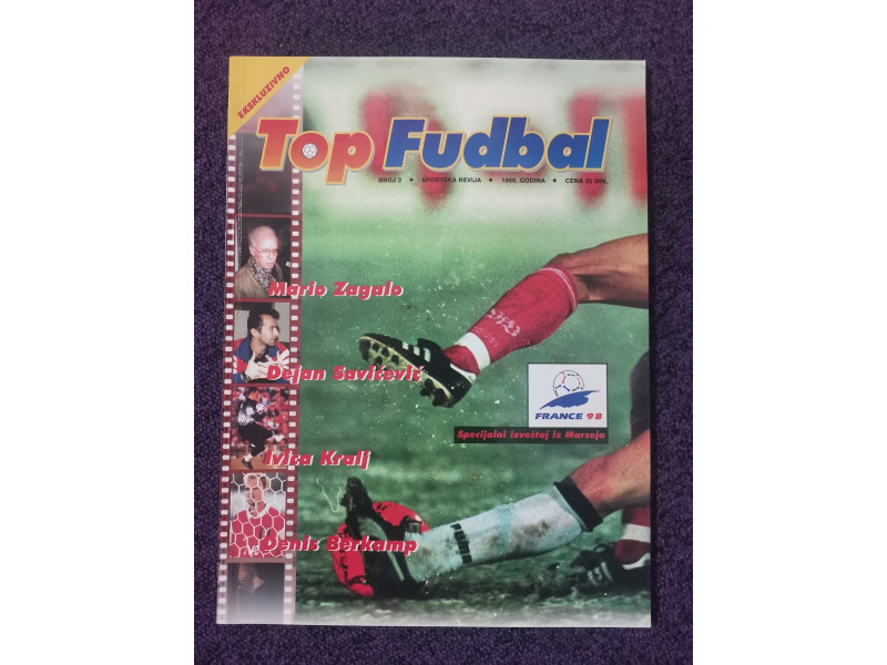 TOP FUDBAL br.2 najbolji časopis o fudbalu ikada 1998.