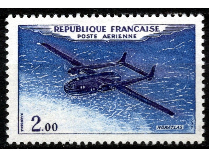 Francuska 1960. POSTA AERIENNE