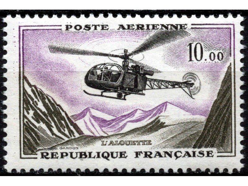 Francuska 1960. POSTA AERIENNE