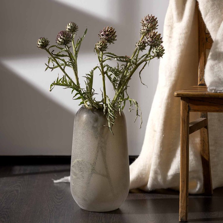 VAZA STAKLENA TROGOLO – Vase TROGOLO 40 cm taupe