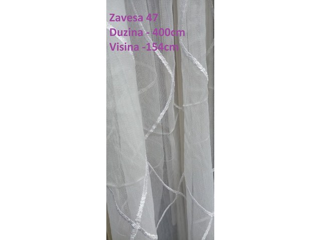 Zavesa 47 Duzina - 284cm Visina -232cm