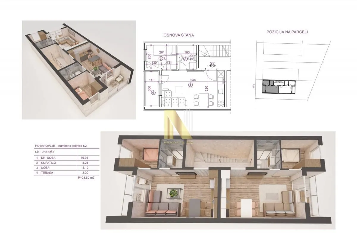 Prodaja, jednosoban stan, 32m², Vidovdansko naselje, Novi Sad Sve Podlokacije