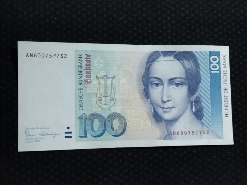 100 maraka 1989 nemačka u XF klasi
