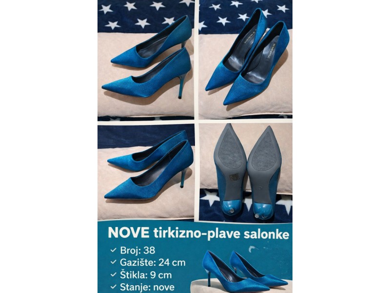 NOVE tirkizno-plave salonke – elegantne i efektne