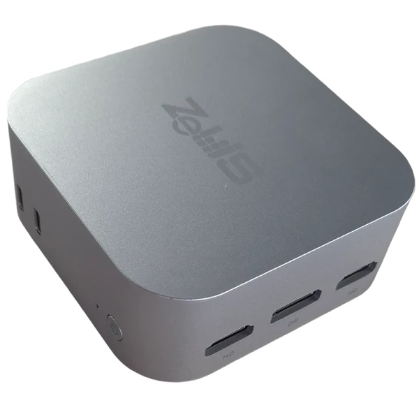 Mini PC Zeus N5 Celeron QC N150 3.40 GHz/DDR5 12GB/m.2 256GB/LAN/Dual WiFi/BT/2xHDMI/DP/Win 11
