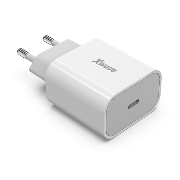 Xwave H20C 20w Brzi ZIDNI punjač za mobilne,tablete, usb C ,Beli