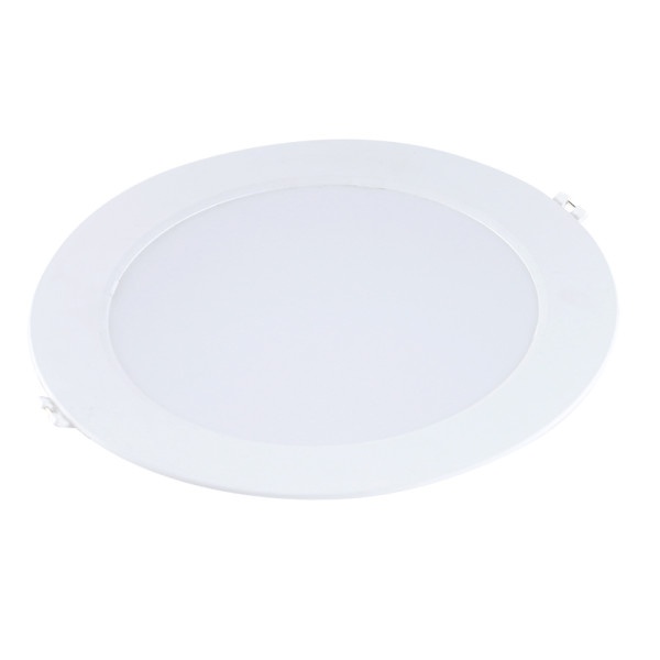 XLED 18W 6500K Ugradni okrugli LED panel plasticni,1980Lm,φ221*29mm, otvor rupe:195mm,Ra80, IP20
