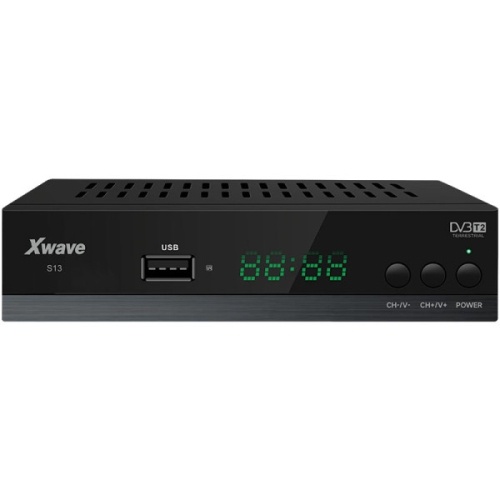 Xwave S13 DVB-T2 SetTopBox H.265,LED,scart,HDMI,RF in-out,USB,media player,metalno kućište