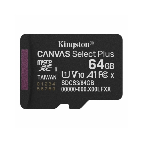 KINGSTON 64GB Micro SD class 10, A1, 100MB/s bez adaptera