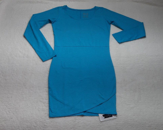 NOVA sa etiketom plava pamucna haljina