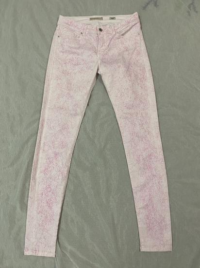Salsa zenske roze pantalone sa elastinom