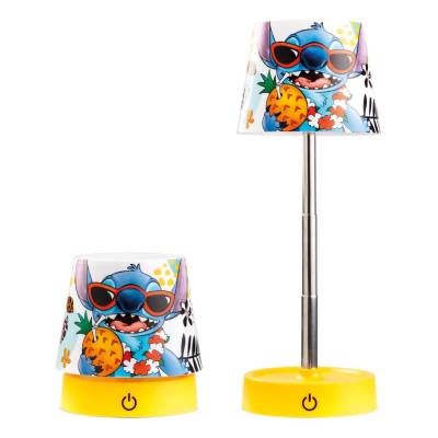 Stona lampa LED - Disney, Lilo and Stitch, White, 11 cm