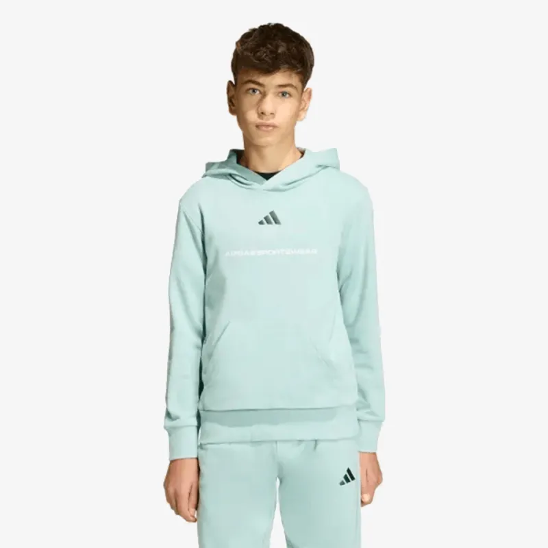 adidas Slogan Fleece Hoodie
