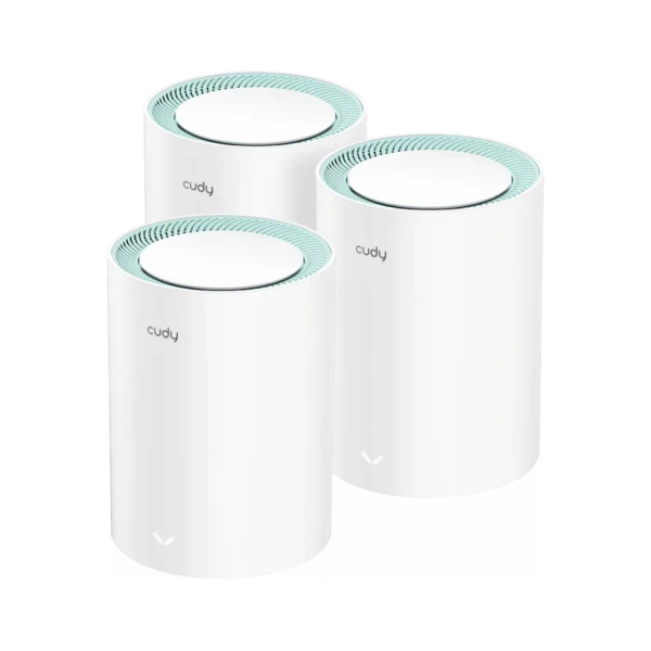 Whole Home Wi-Fi Gigabit Mesh System Cudy M1300 AC1200 Dual Band(3-Pack)