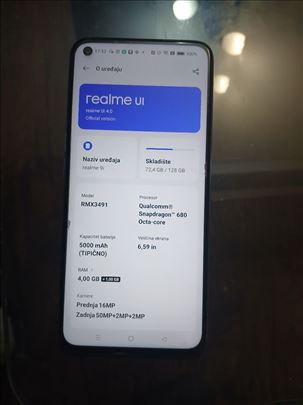 Xiaomi Realme 9i 128 gb Odlican